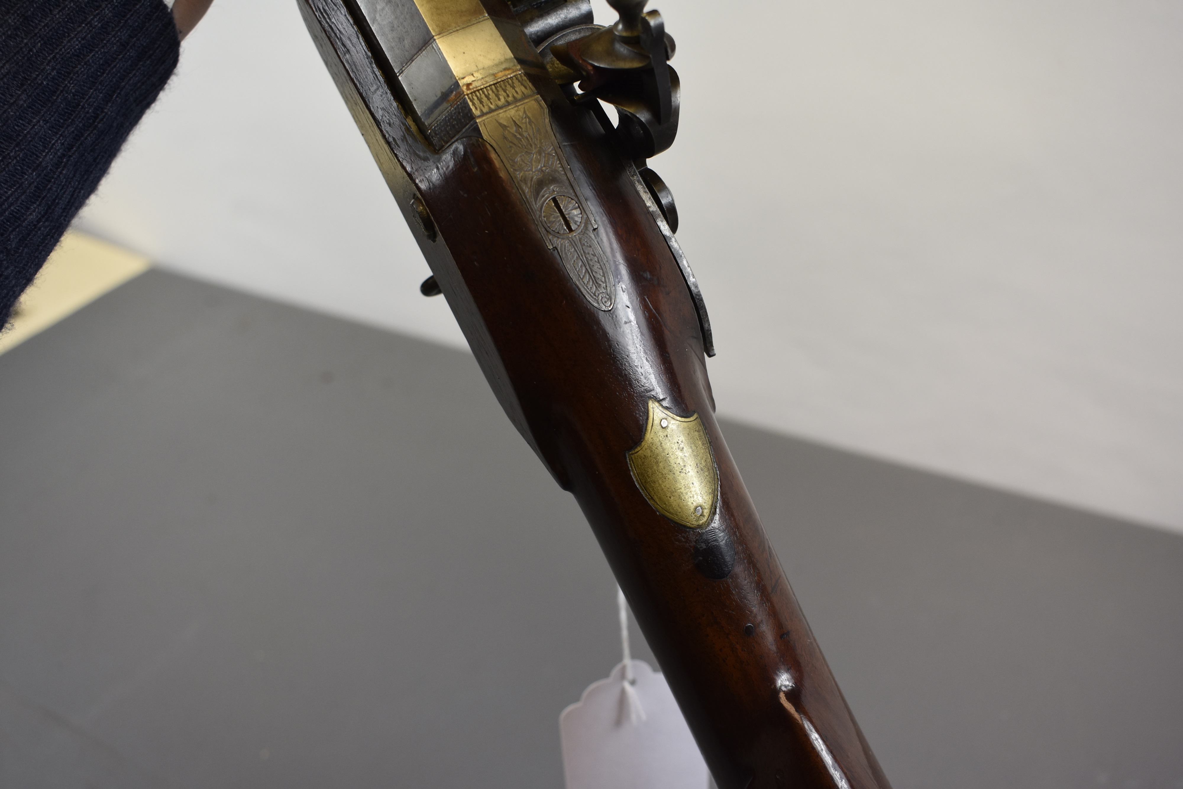 Lot 207 - A RARE CASED .650 CALIBRE BAKER SPORTING