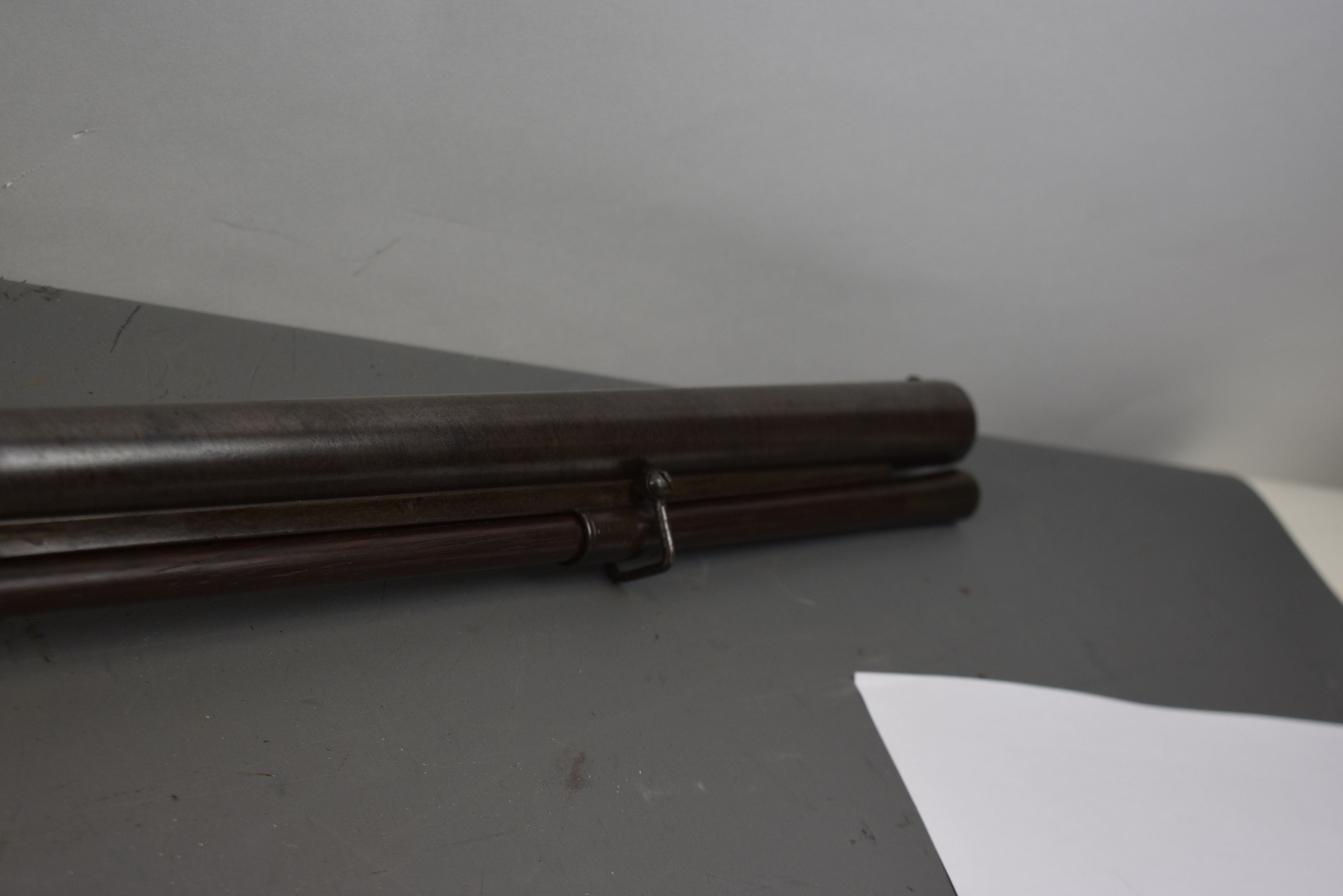 Lot 207 - A RARE CASED .650 CALIBRE BAKER SPORTING