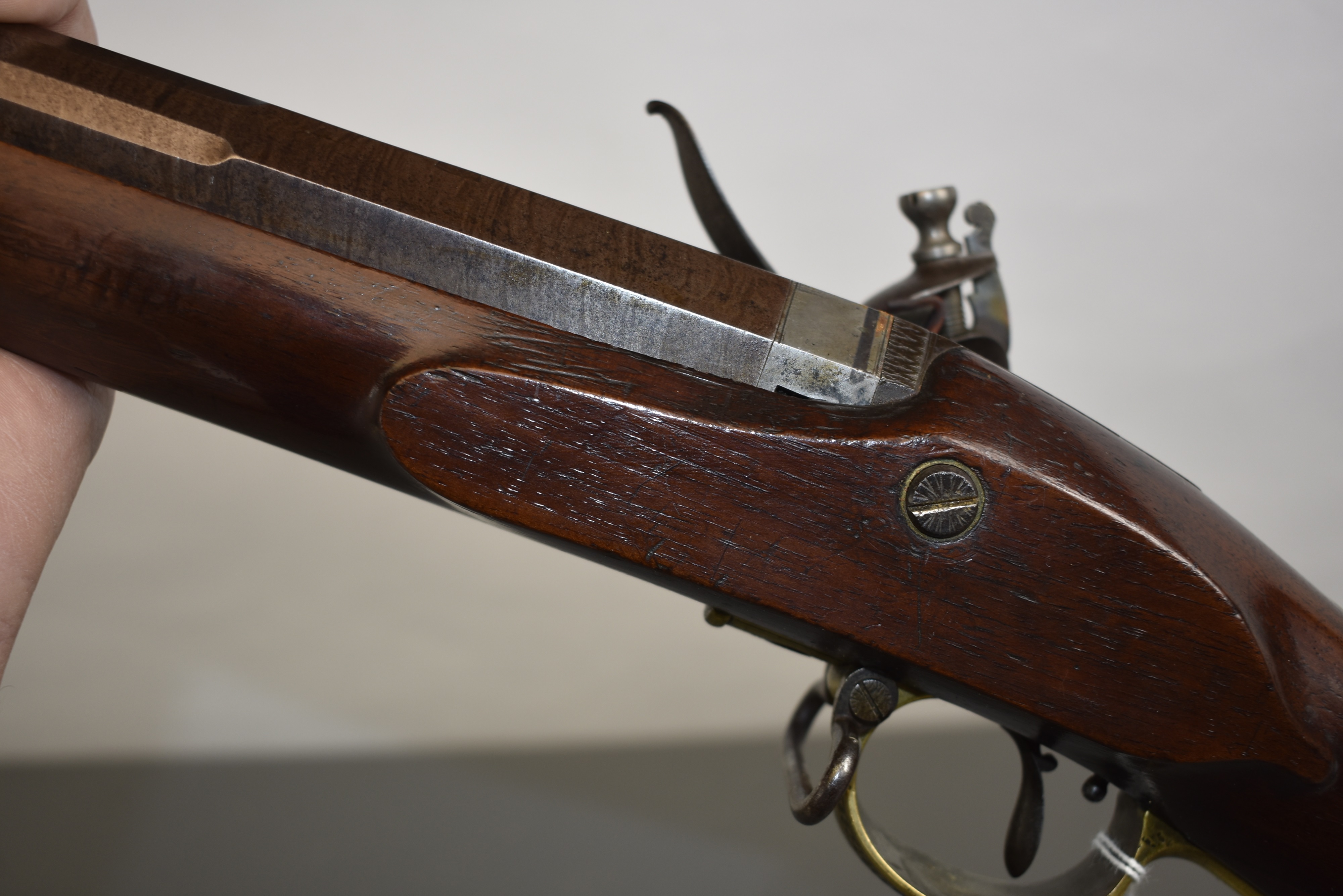 Lot 207 - A RARE CASED .650 CALIBRE BAKER SPORTING