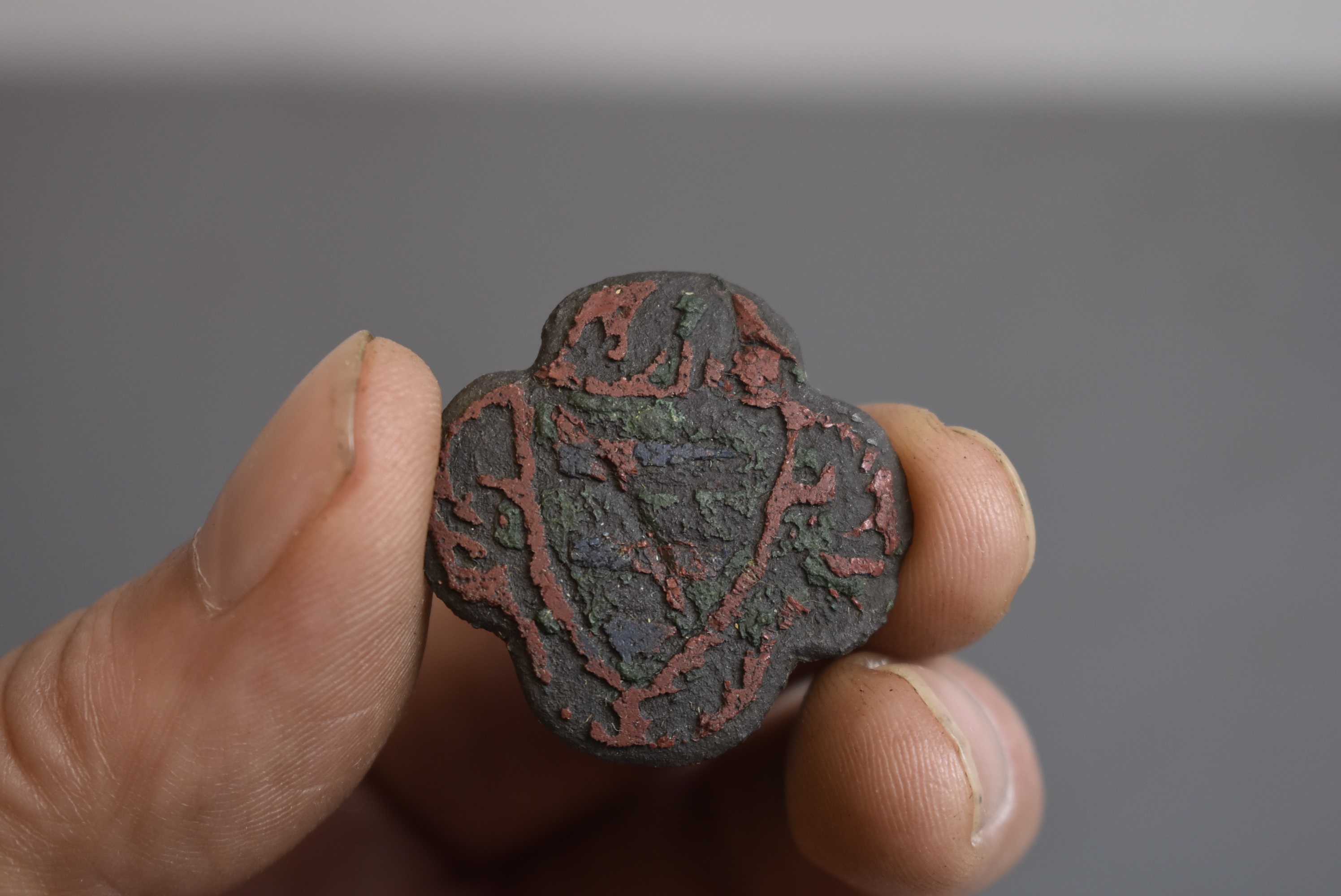 Lot 881 - FIVE VARIOUS MEDIEVAL HORSE HARNESS PENDANTS,