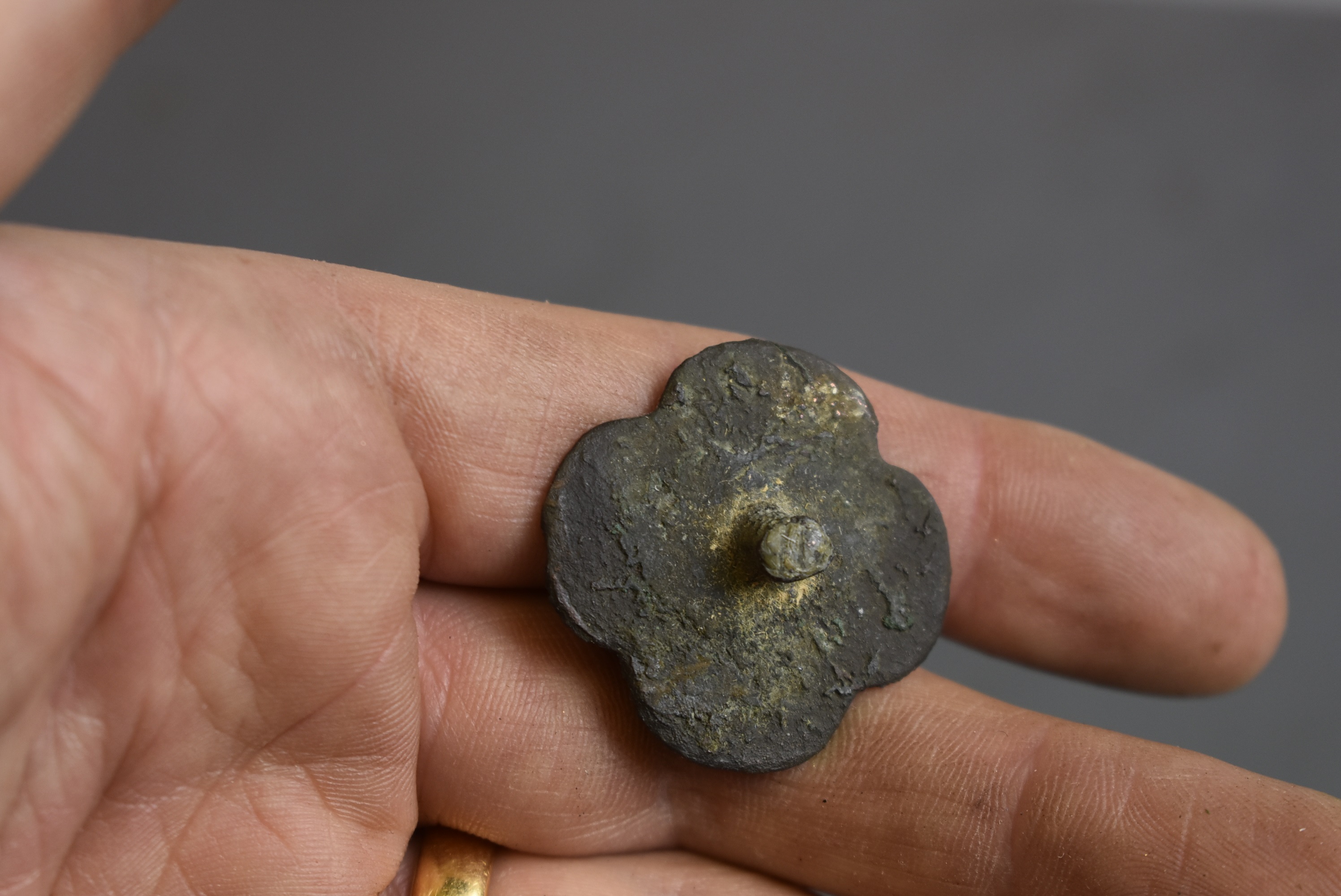 Lot 881 - FIVE VARIOUS MEDIEVAL HORSE HARNESS PENDANTS,