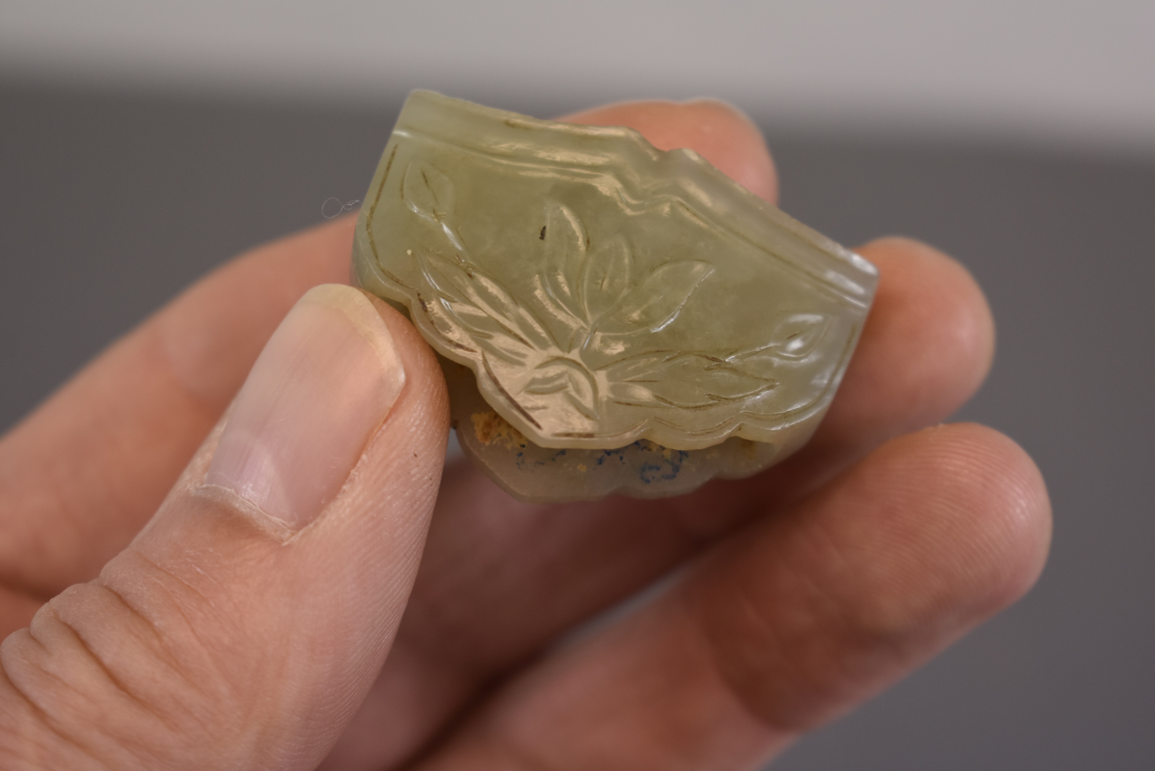 Lot 33 - TWO 17TH/18TH CENTURY CHINESE JADE SWORD OR